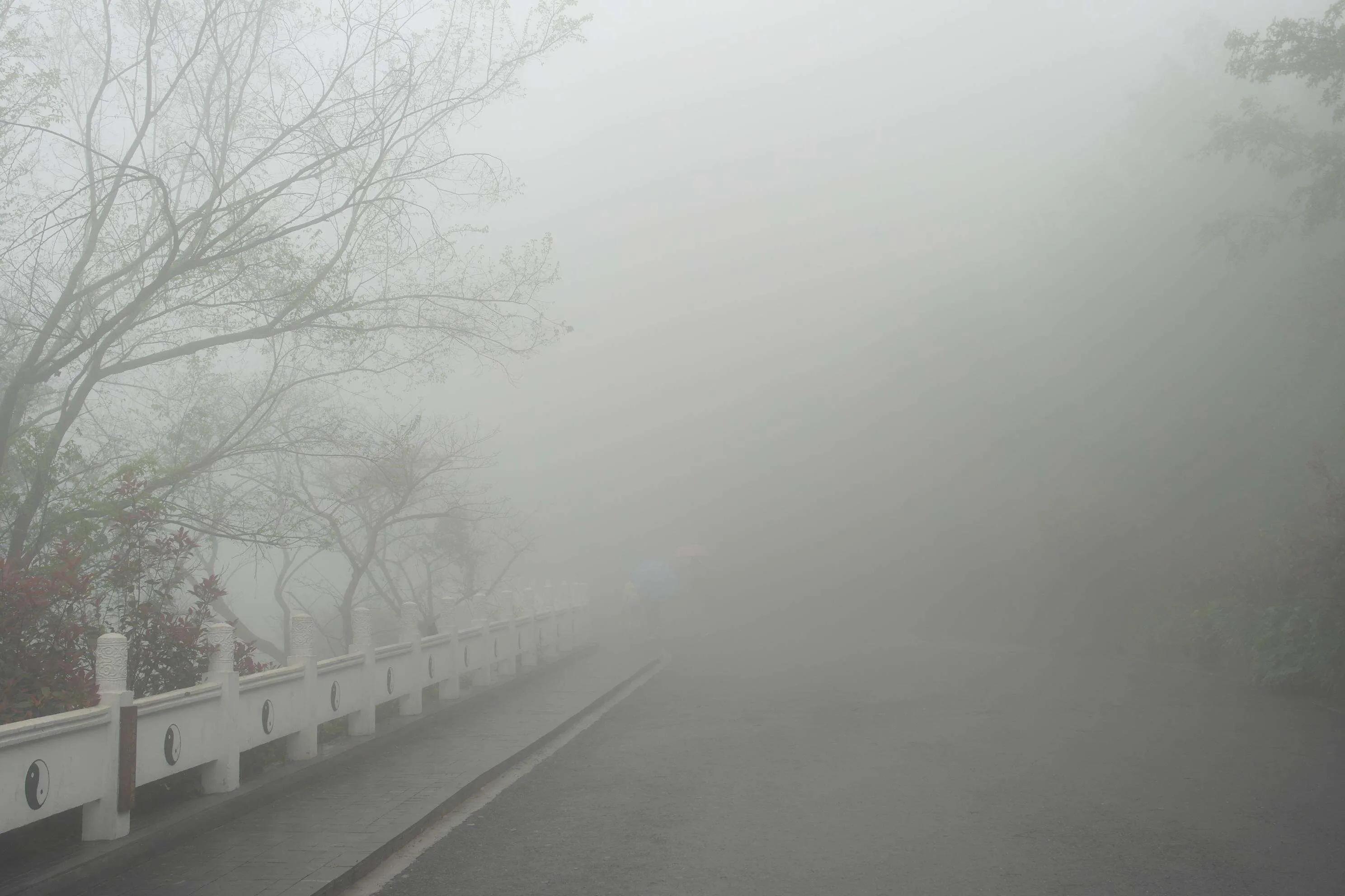 "There is a three-morning fog in October, and I can't live by the river ...