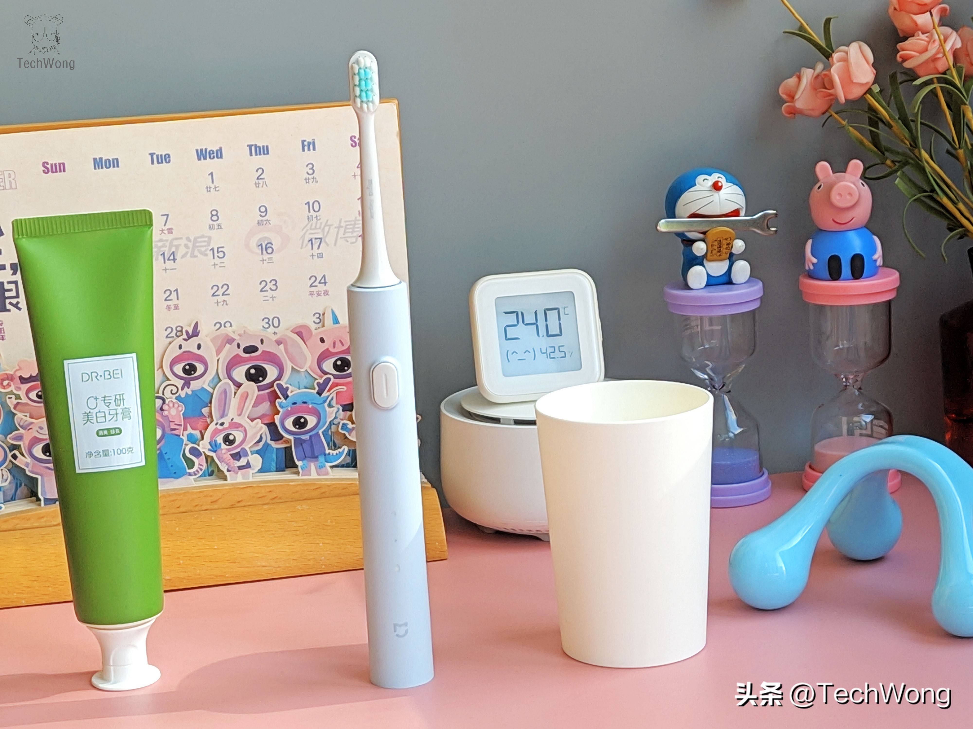 Mijia Sonic Electric Toothbrush T200C, with dual brush head ...