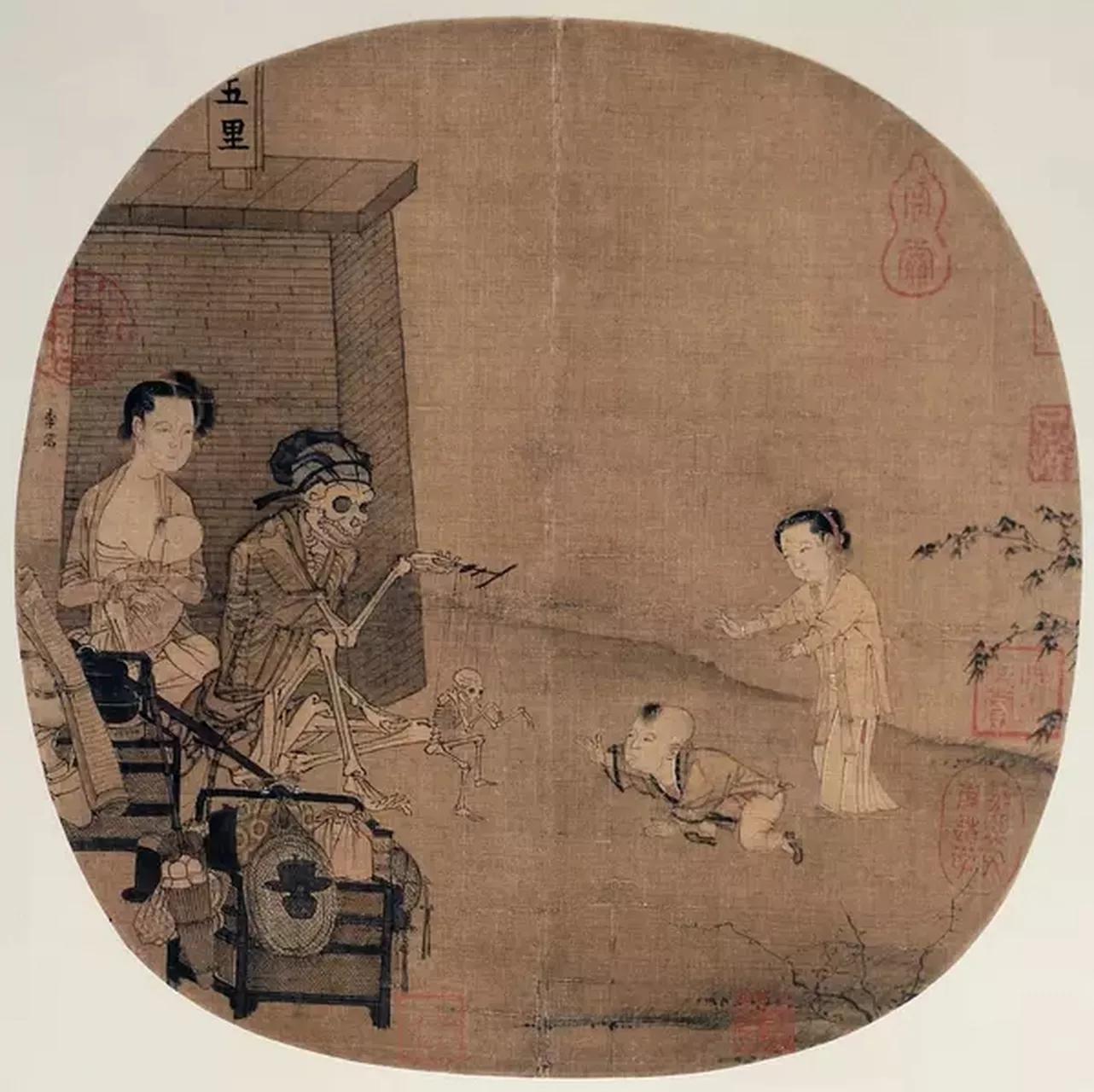 There is a "ghost painting" in the Palace Museum. The patterns in the ...