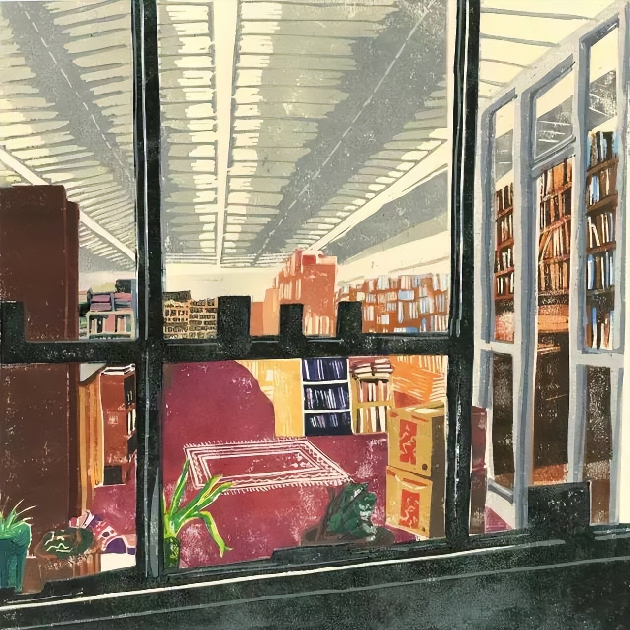 The colors of this landscape are fresh, beautiful and charming, and the ...