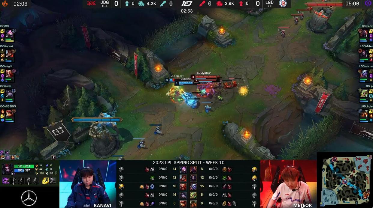 LPL Spring Split: JDG easily sweeps "Water Ghost" LGD and is infinitely ...