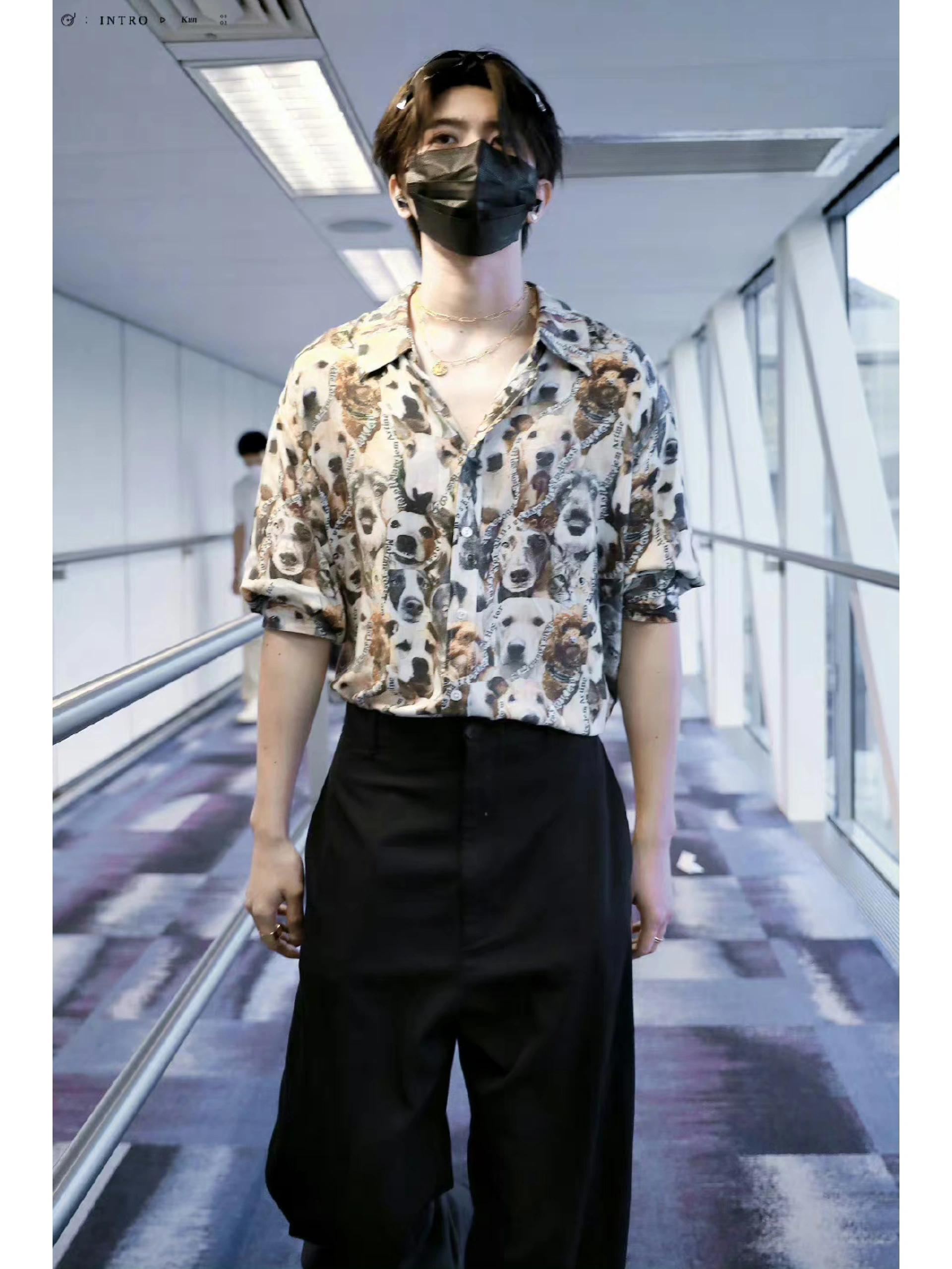 Cai Xukun set off for Thailand to record running men's private clothes ...