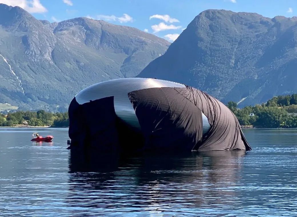 Norway's Salmon Eye flotation device, shaped like a "fish eye" - iNEWS