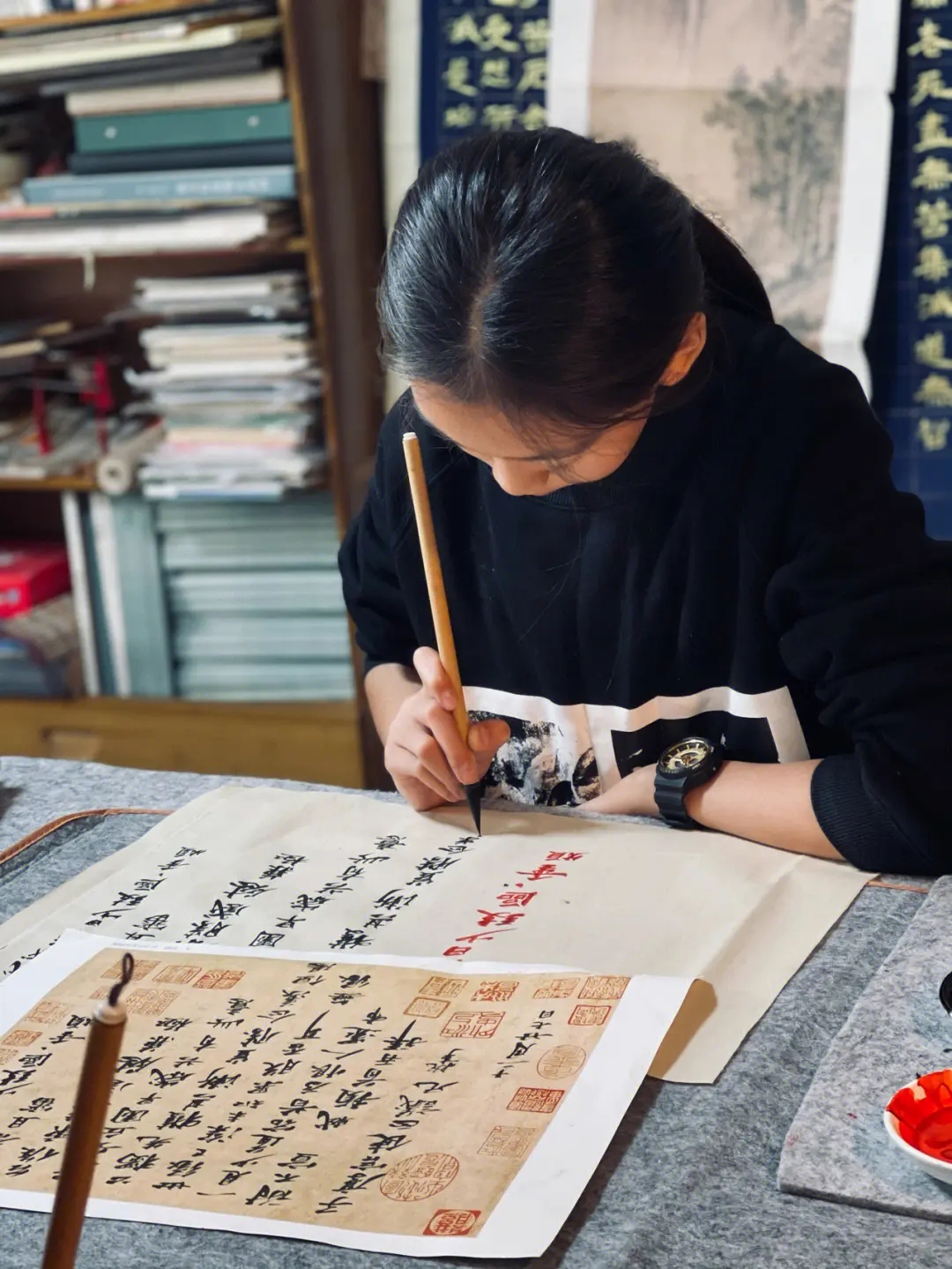 Calligraphy education in the Han Dynasty is a kind of traditional ...