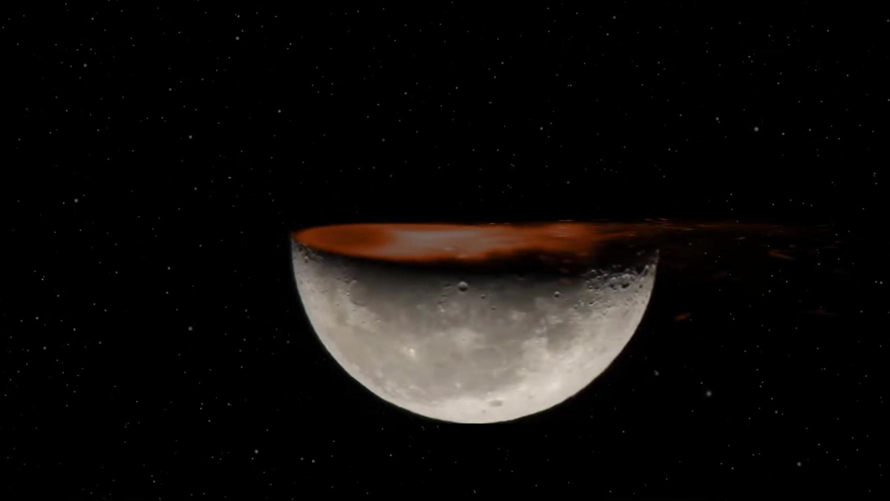 There is even a record of the moon being split into two halves!Is it ...