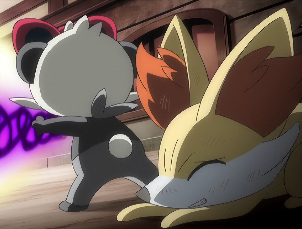 [Pokémon] The first meeting between Sarina and Ai'er, Ai'er disguised ...