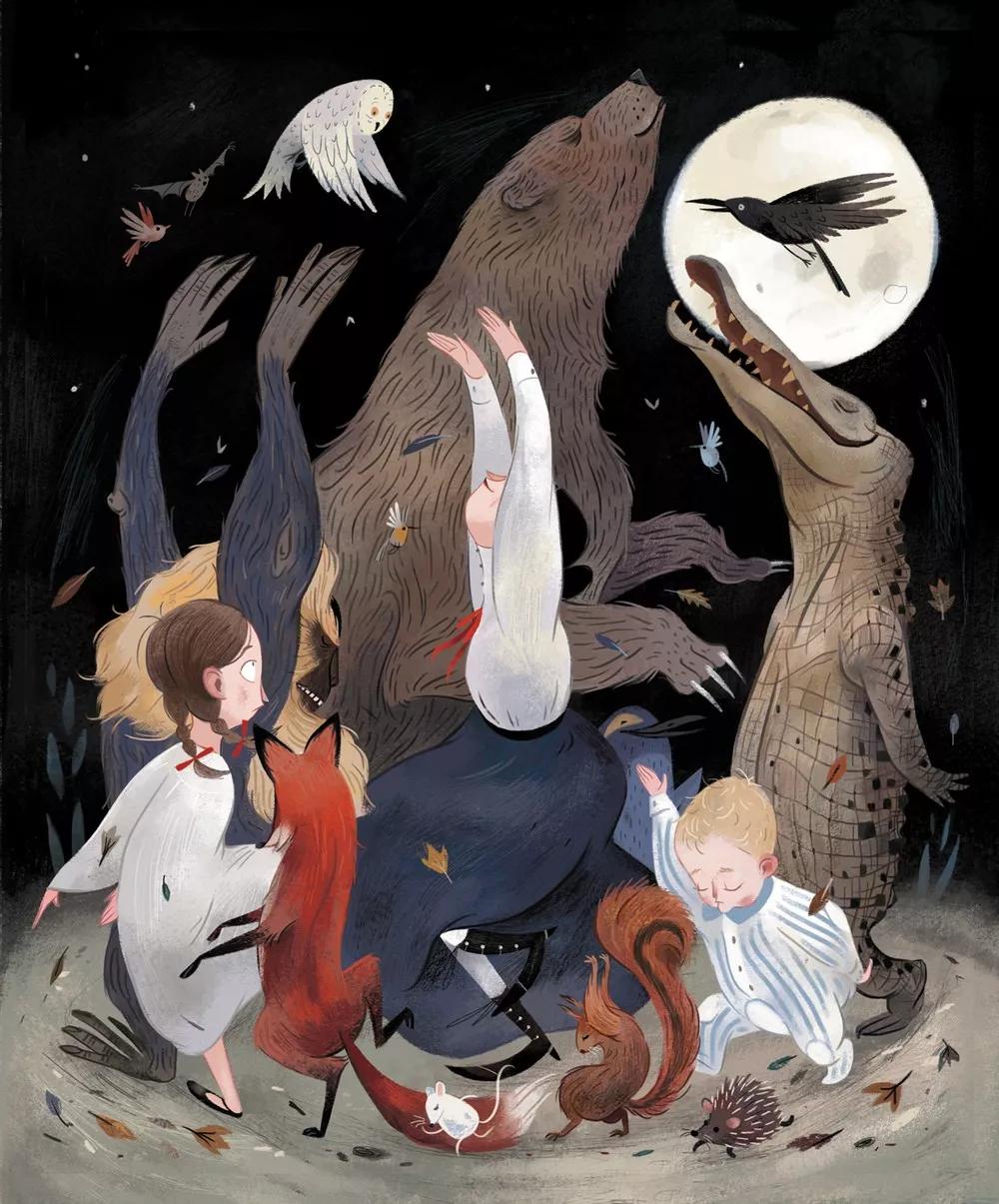 Drawing color lead texture fairy tale style illustration - iNEWS