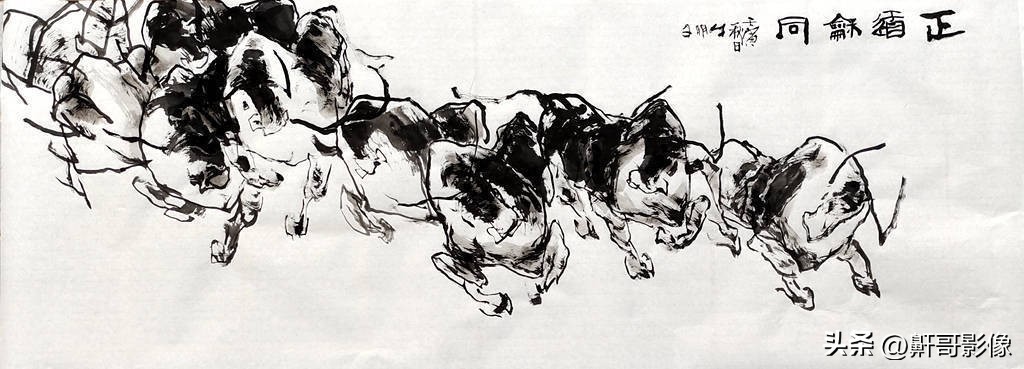 Lao Luo's sketch of Niu Pengzi: "Niu Pengzi Draws Niu You Ji" - iNEWS