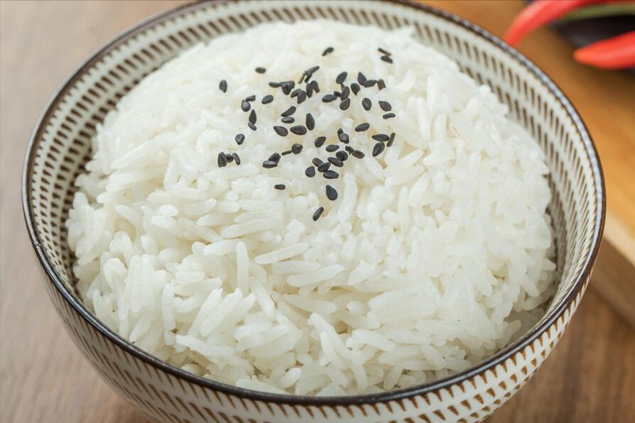 You only add water when cooking rice, no wonder it is sticky and ...
