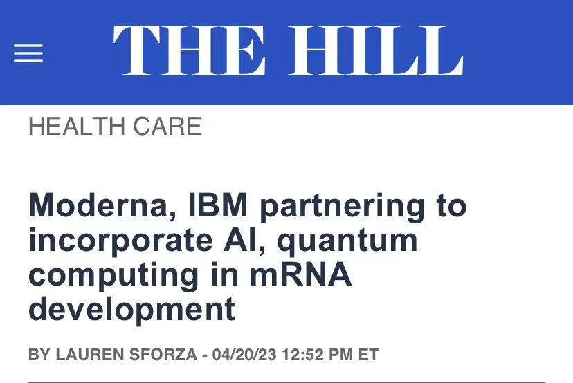 Moderna's ambition: Jointly with IBM to use artificial intelligence and ...