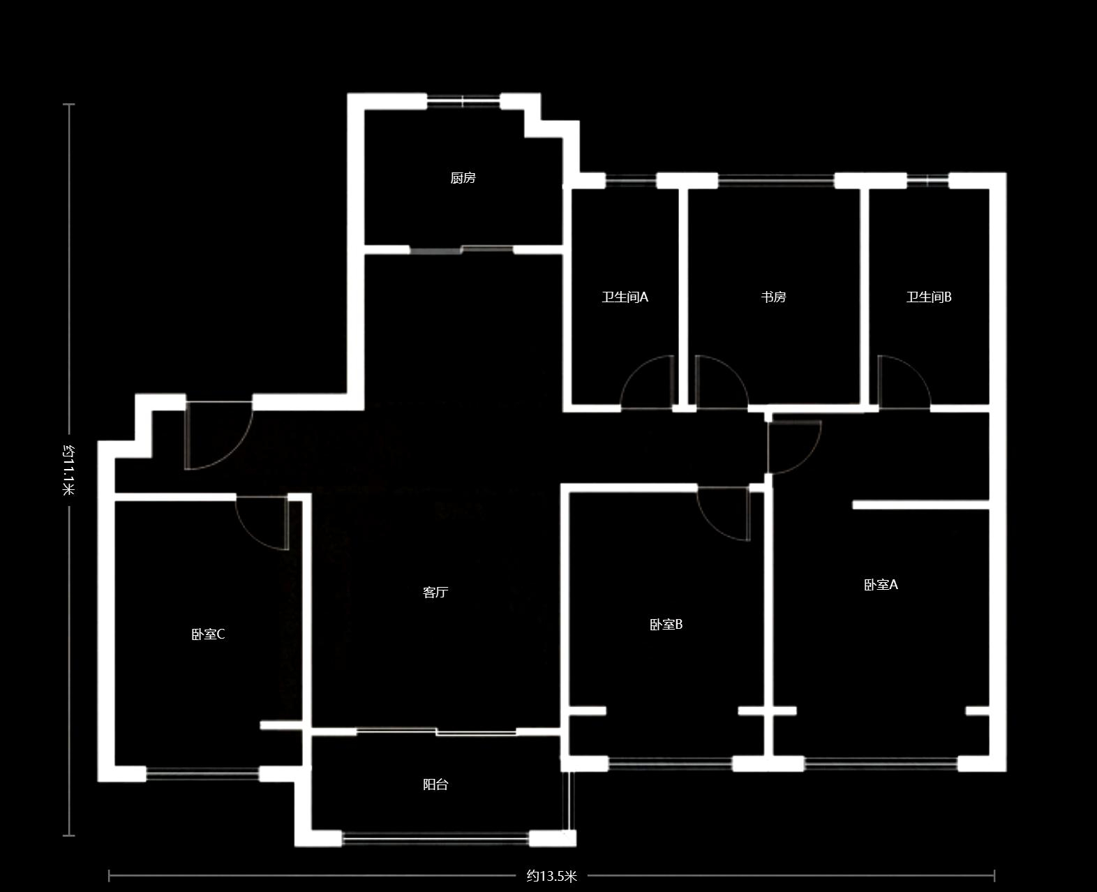 128 square meters of new Chinese style, in line with the poetic realm ...
