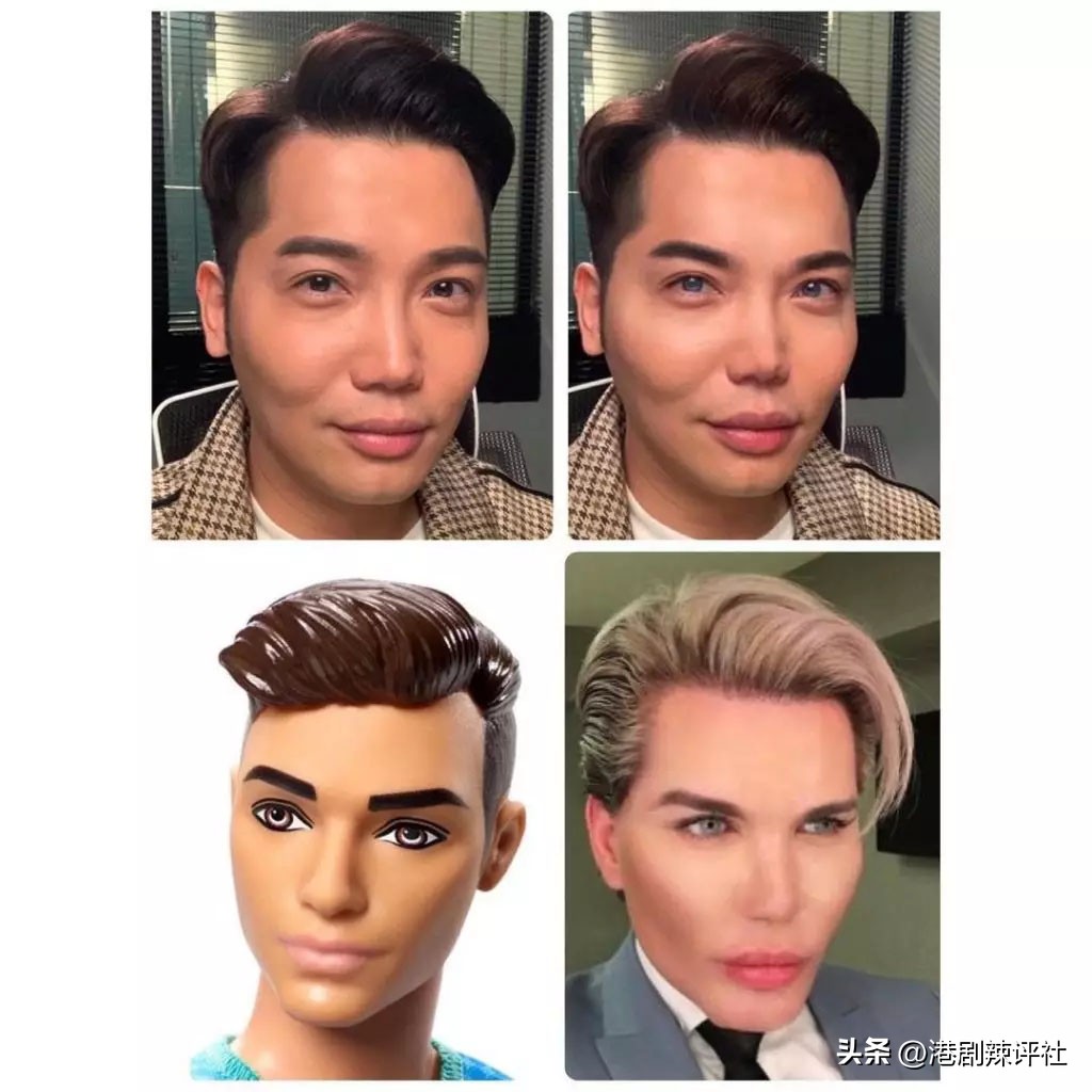 TVB male star with blonde hair recommends himself to shoot the Hong ...