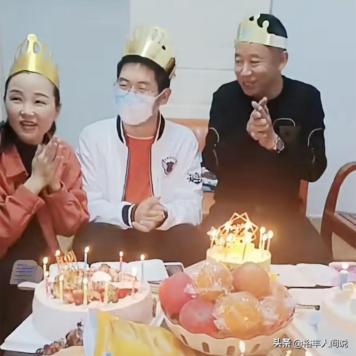Sun Zhuo's 18th birthday warm scene, Sun Haiyang begged for "hug" affectionately, the younger ...