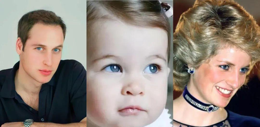 Blue eyes have always been a symbol of the British royal family's noble ...