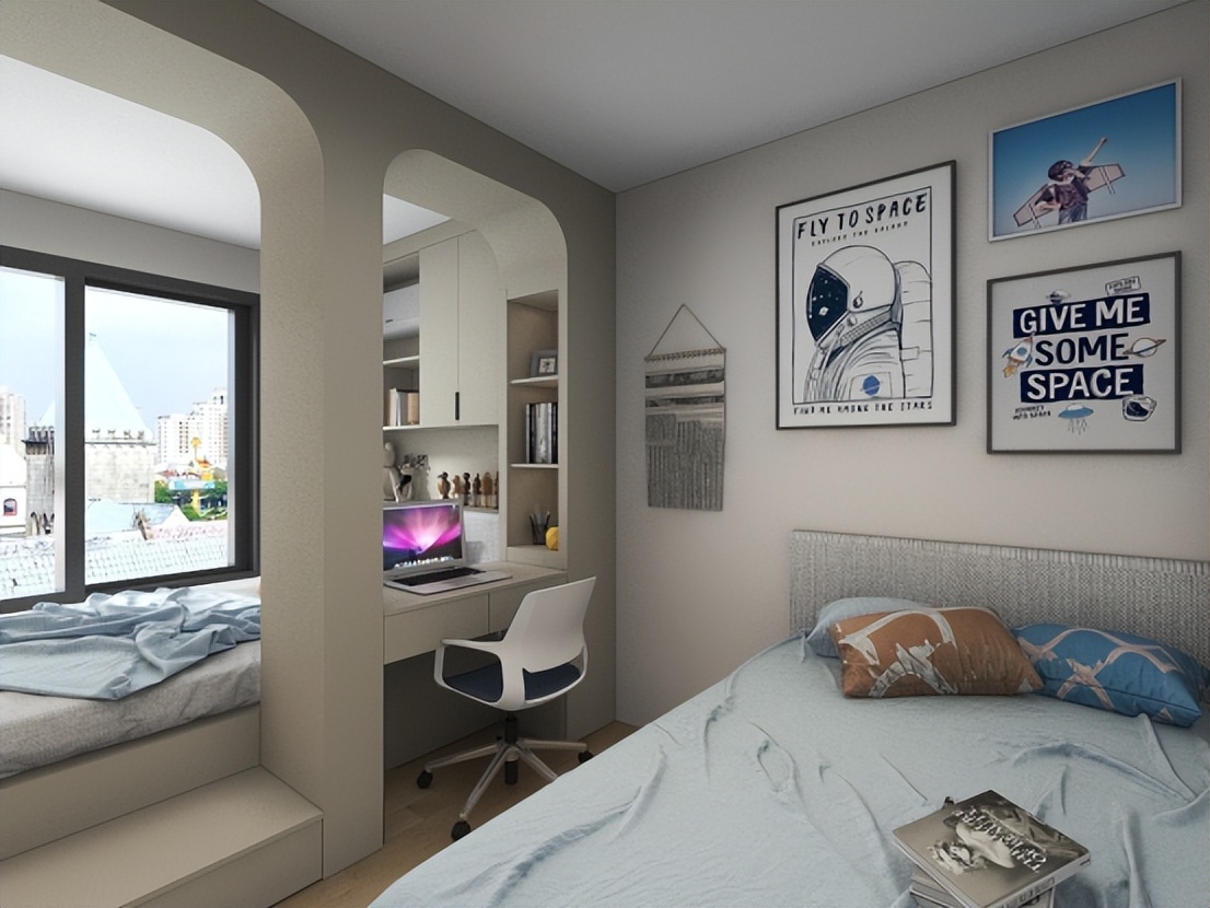 Arc elements make the whole house custom wardrobe more unique - iNEWS