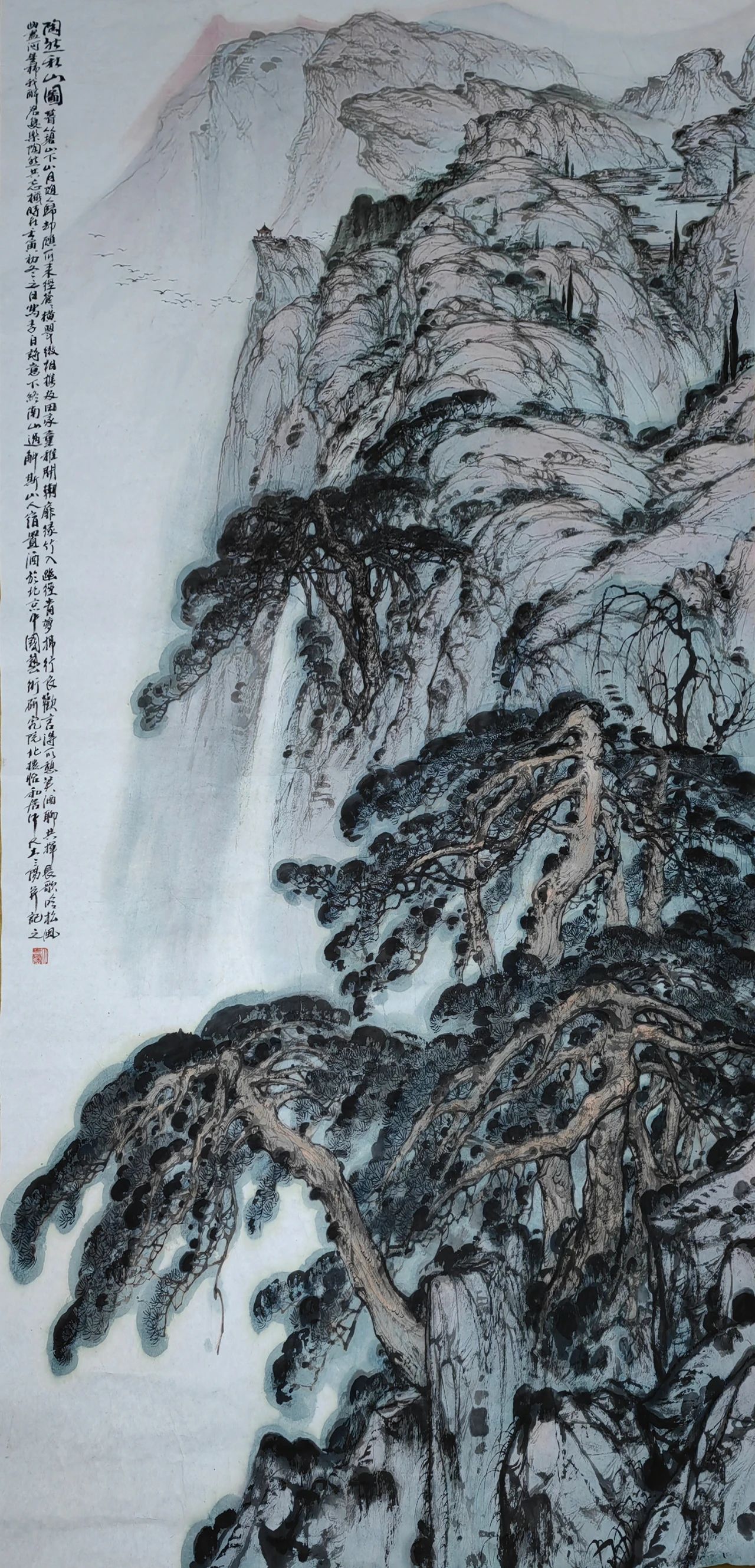 The art of blue and green landscape painting in Datu Sanyang - iNEWS