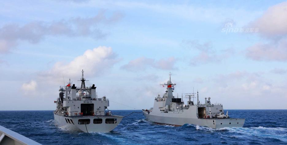 China's 052C four-ship formation forcibly entered the US and Japanese fleets, doubling the so ...