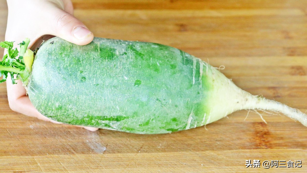 Green radishes are too good to eat. My family eats every meal without ...