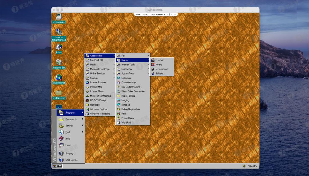 Take you to review the Windows 95 system, no need to install, just ...
