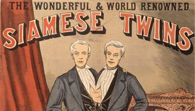 The Chinese Siamese brothers became famous for their performances ...