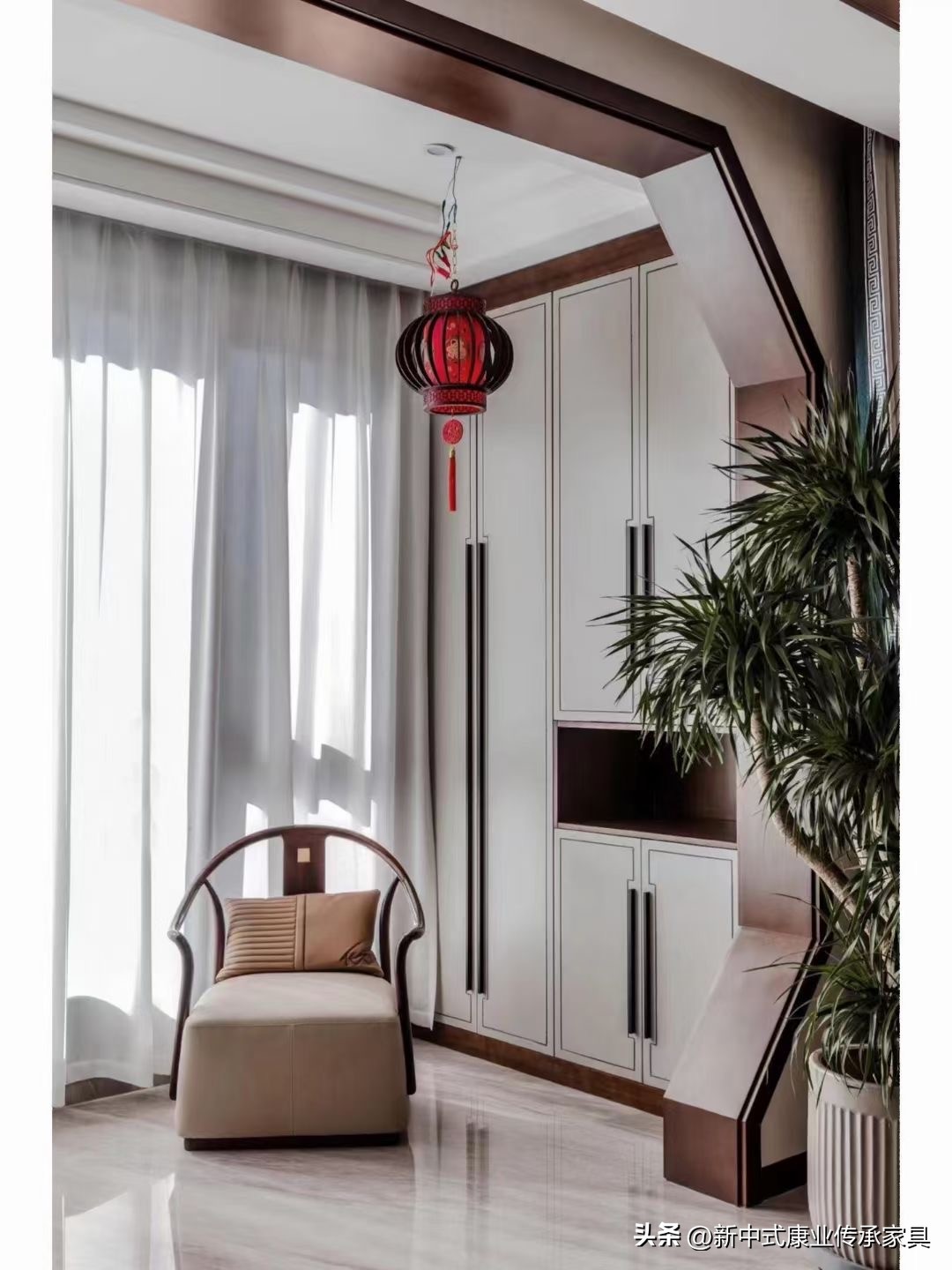 [New Chinese style] The beauty of Chinese style art makes the space ...