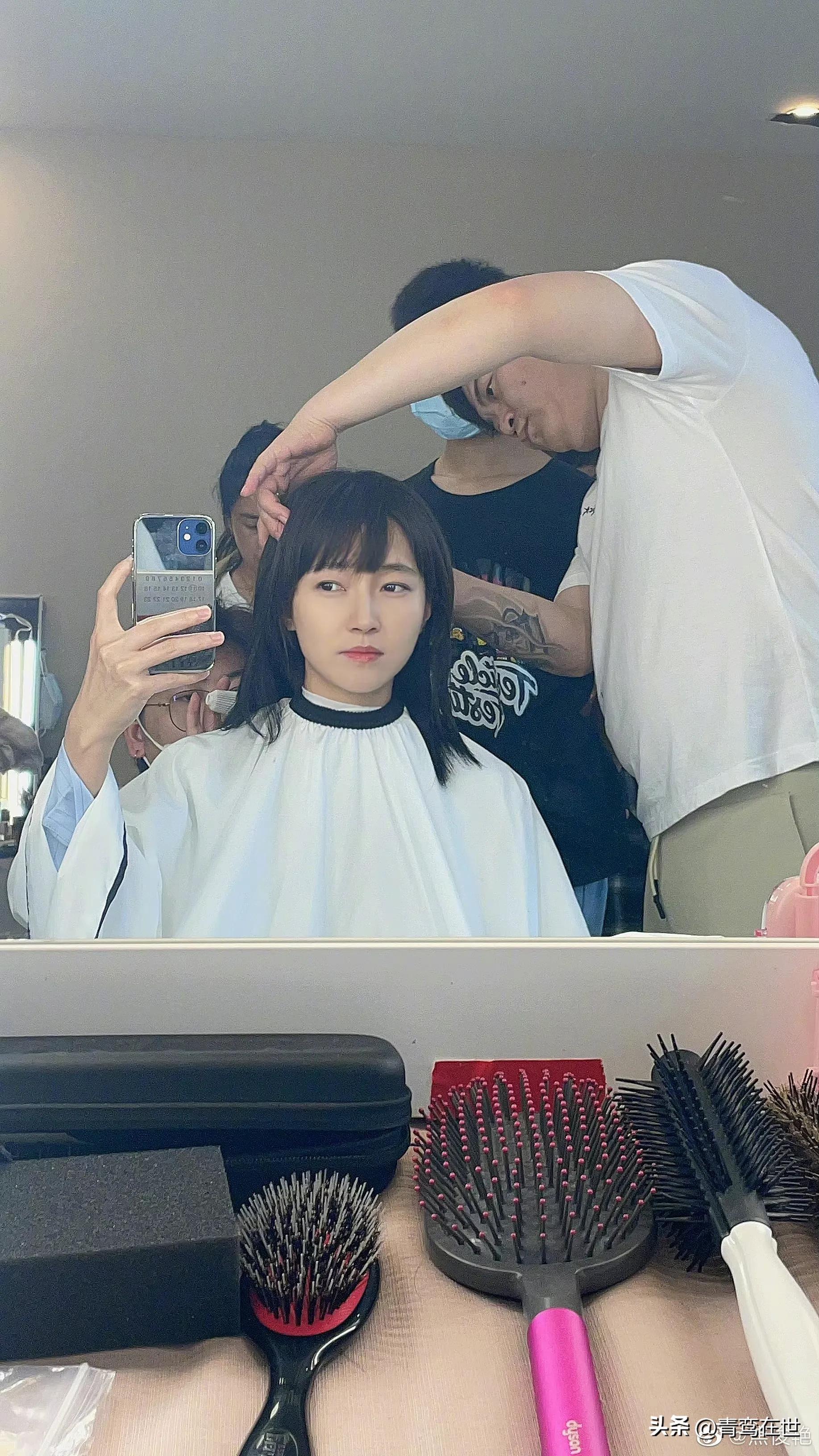 Jiao Junyan's different temperament with long hair and short hair is a ...