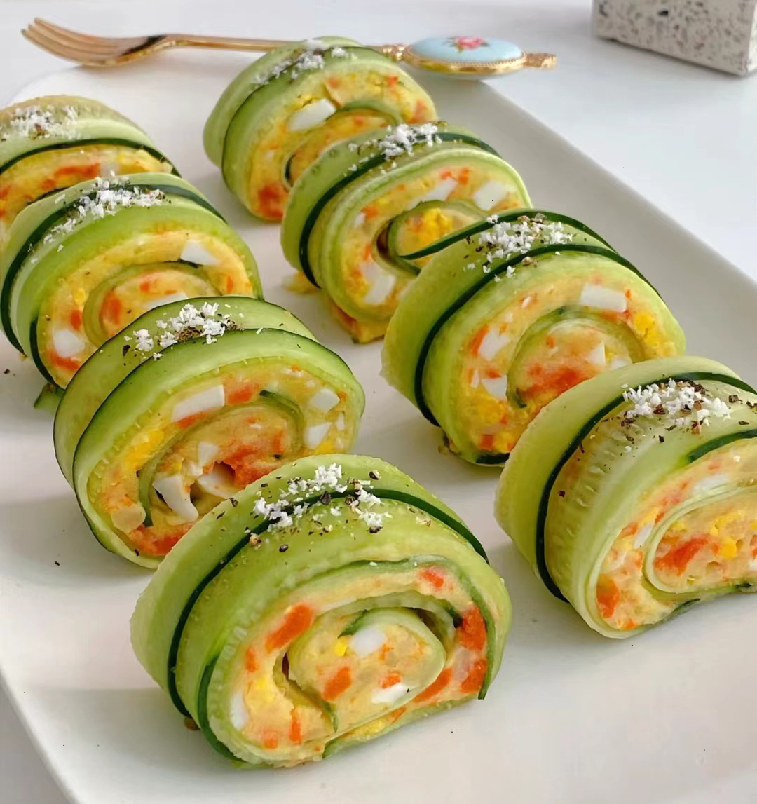 Refreshing and low-calorie mashed potatoes and cucumber sushi rolls - iNEWS