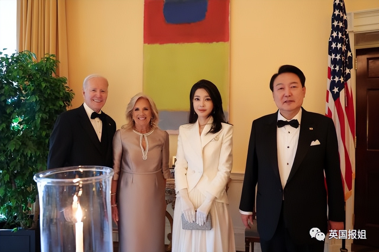 President Han's wife visited the United States to walk in a "fashion ...