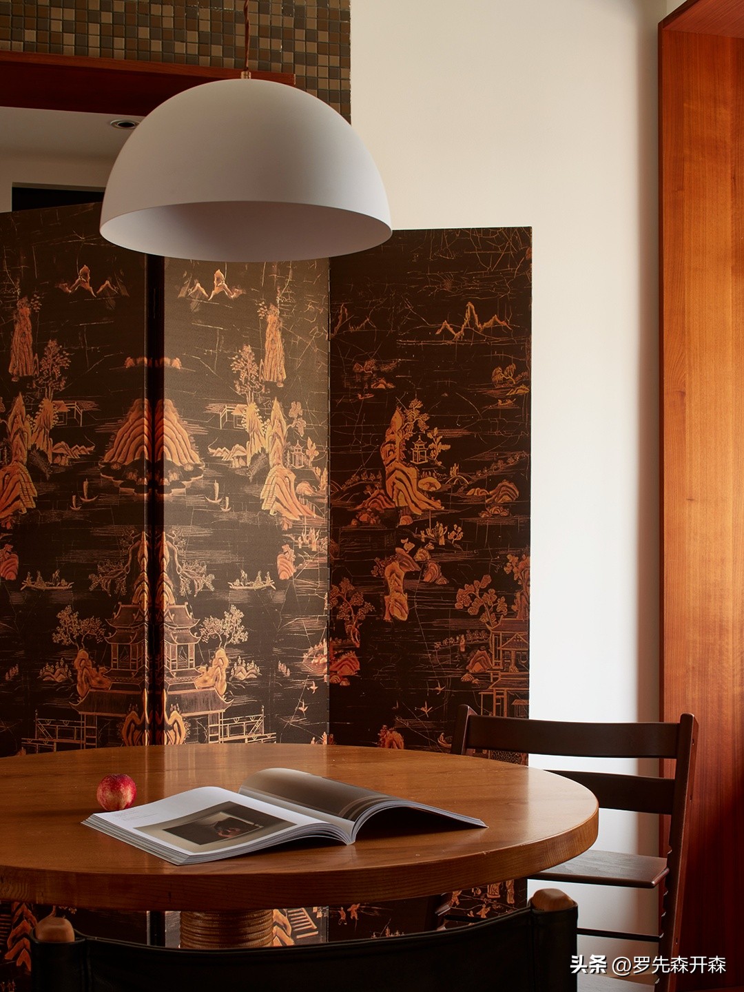 95㎡Modern Chinese retro style, half old and new, back to basics - iNEWS