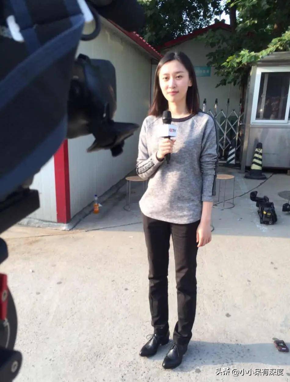 CCTV's most beautiful intern female anchor Wang Yinqi became popular ...