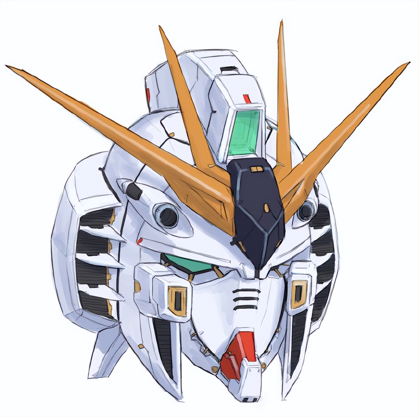 Simple style, Gundam avatar illustration - iNEWS