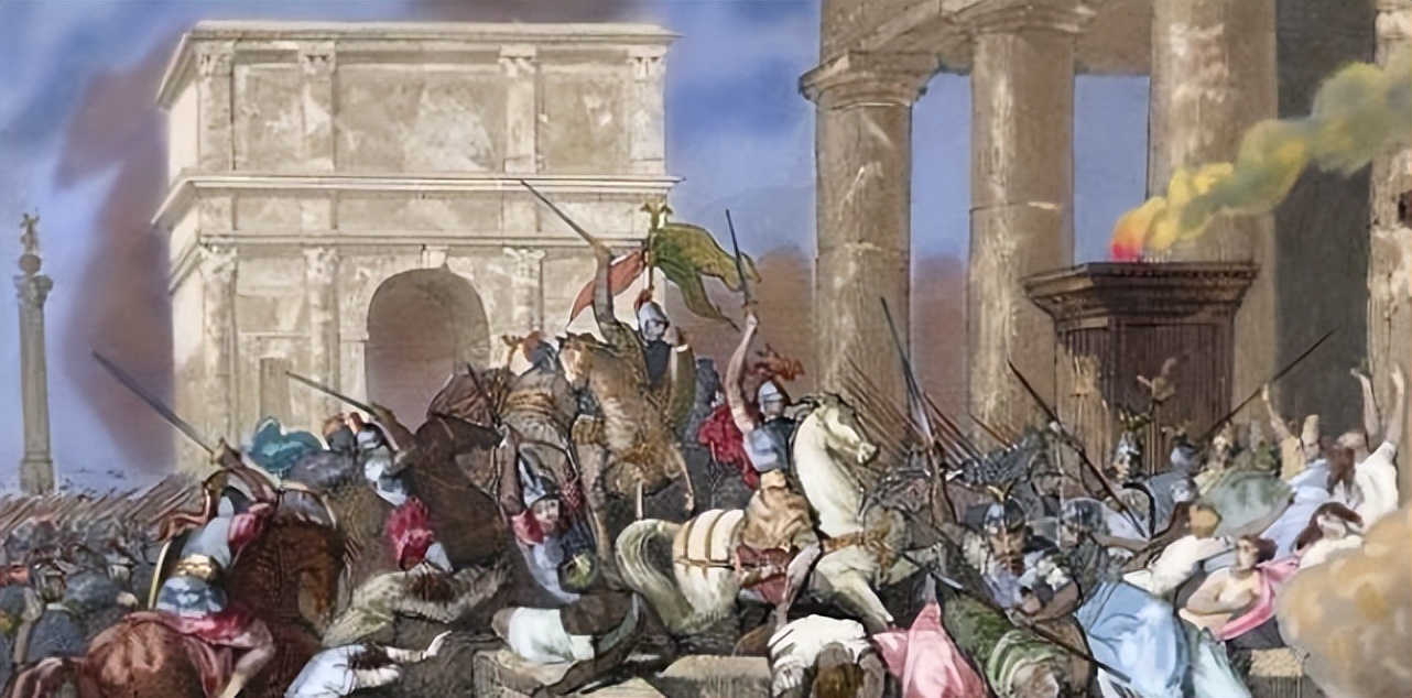 How did the outbreak of the conflict between the Lombards and the ...