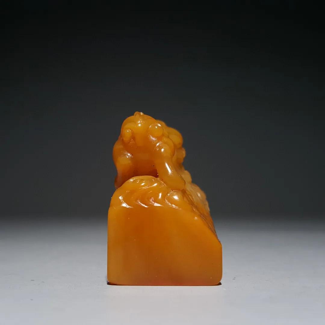 Friends who love seals, come and see, Zhao Mu engraved Tianhuang beast ...