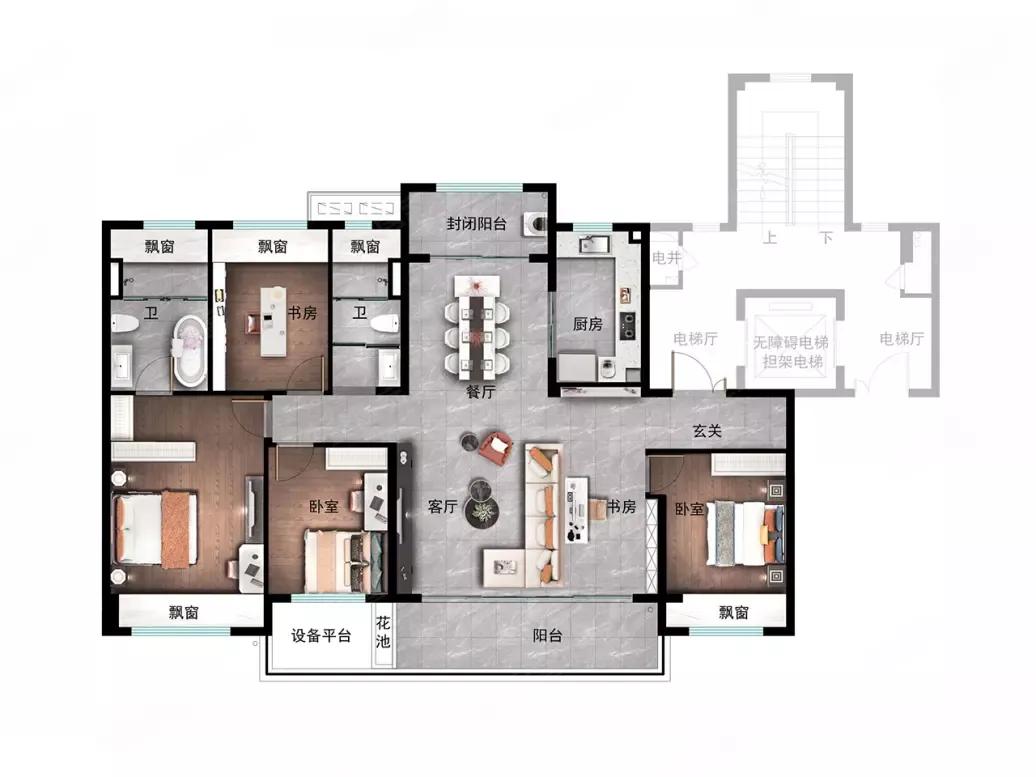 The 160-square-meter home has guaranteed lighting and ventilation, and ...
