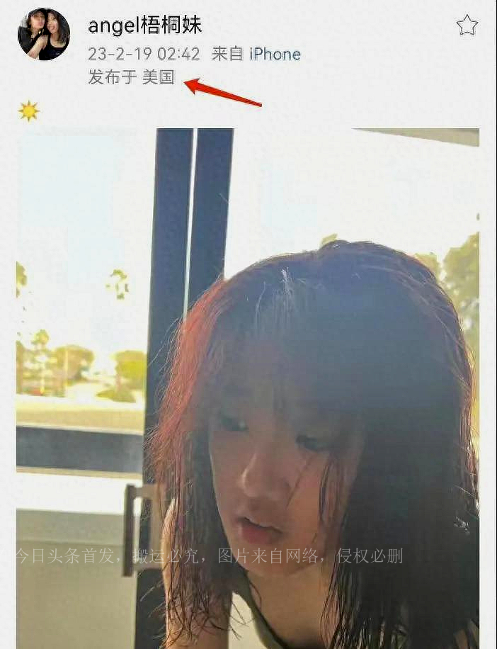 Wutong sister followed her stepmother Lin Ruoya to live in the United ...