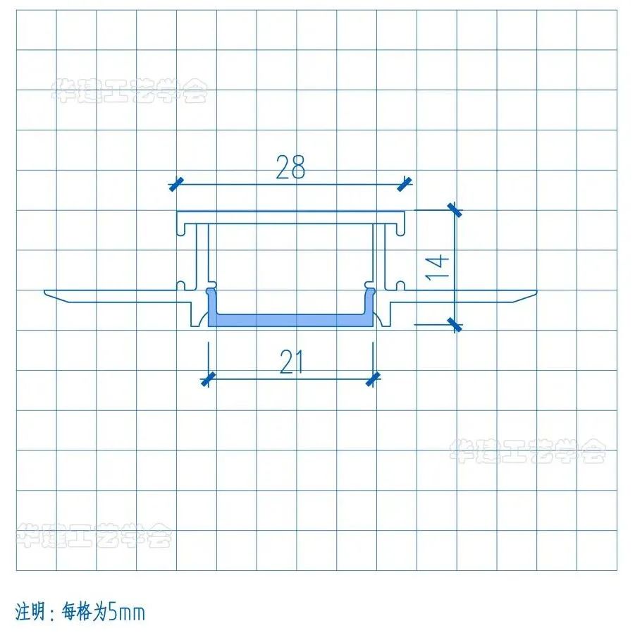 How to install and construct the light strip in the ceiling/floor/wall ...