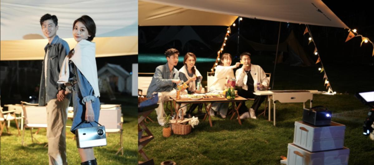 Vidda three-color laser projector allows you to easily own an outdoor ...
