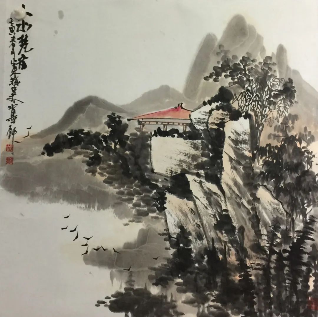 Hua Chen's traditional Chinese painting landscapes, flowers and birds ...