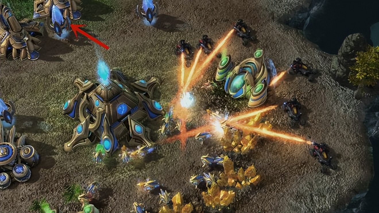 "StarCraft" attacks the crystal tower tactics of the Protoss, and old ...