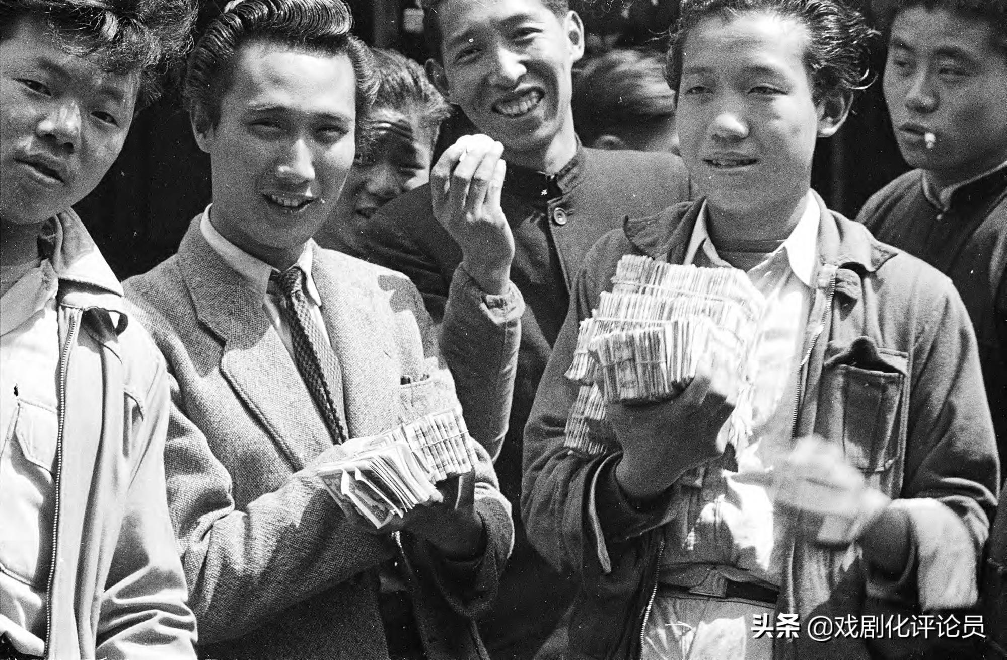 A large number of photographs taken by American journalists in 1949 ...