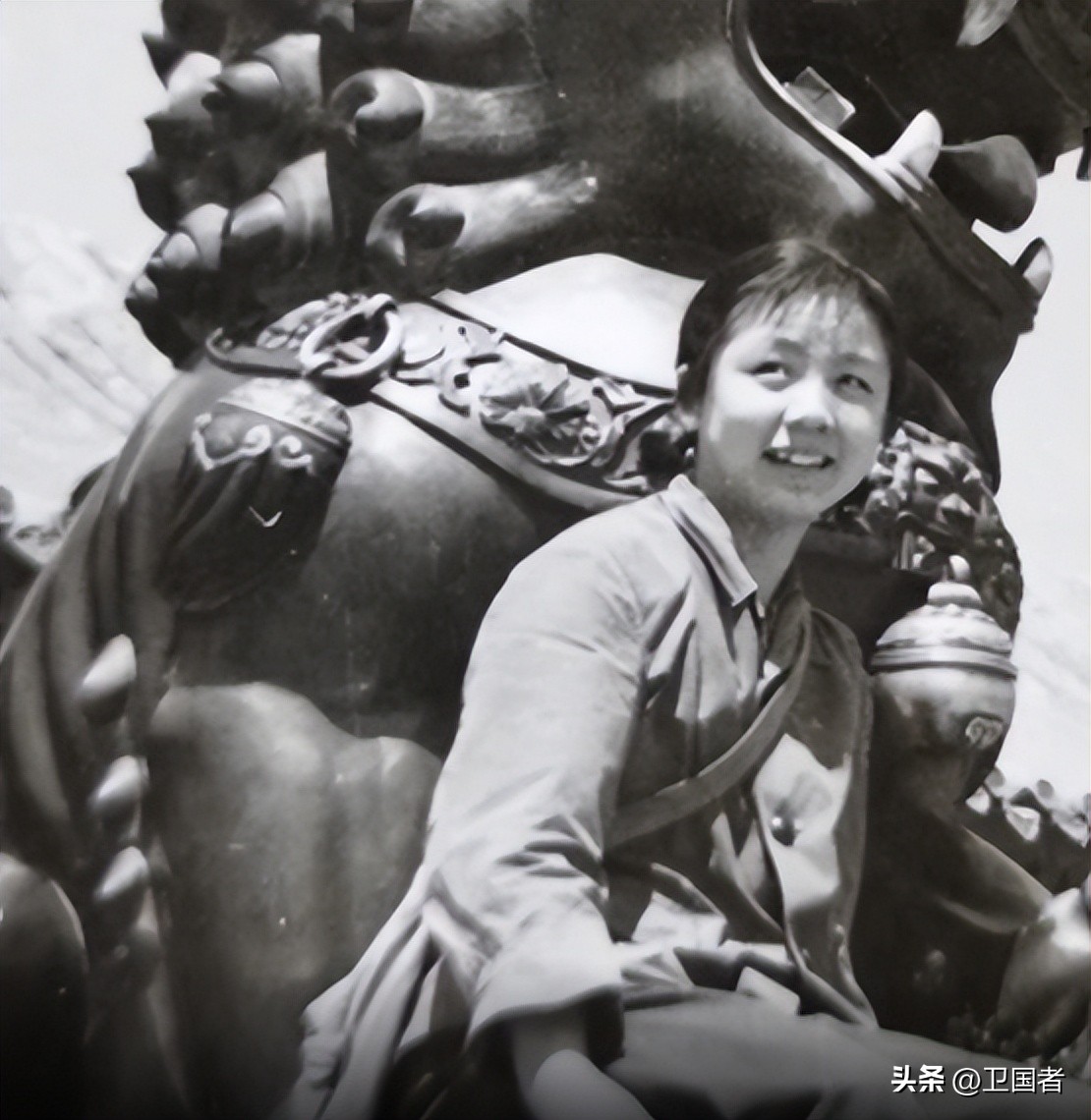 The only female soldier who died in the self-defense counterattack, Guo ...