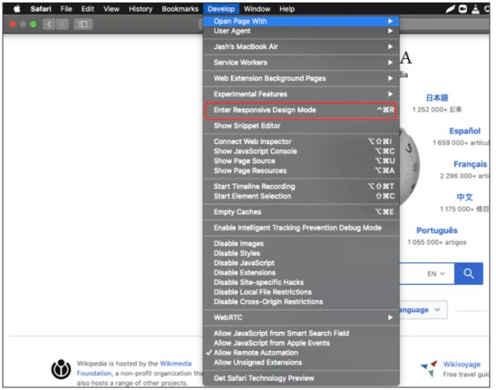 如何使用 Safari 開發者工具調試網站 - 資訊咖