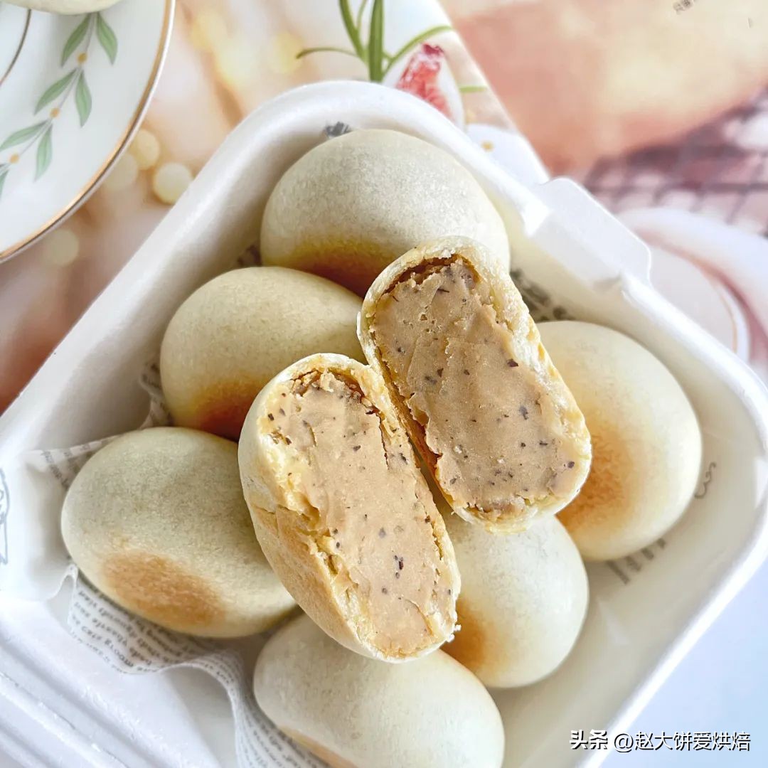 Black tea chestnut cake, you can't buy it outside, teach you to make it ...