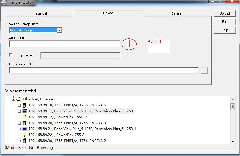 AB touch screen upload and program conversion steps - iMedia