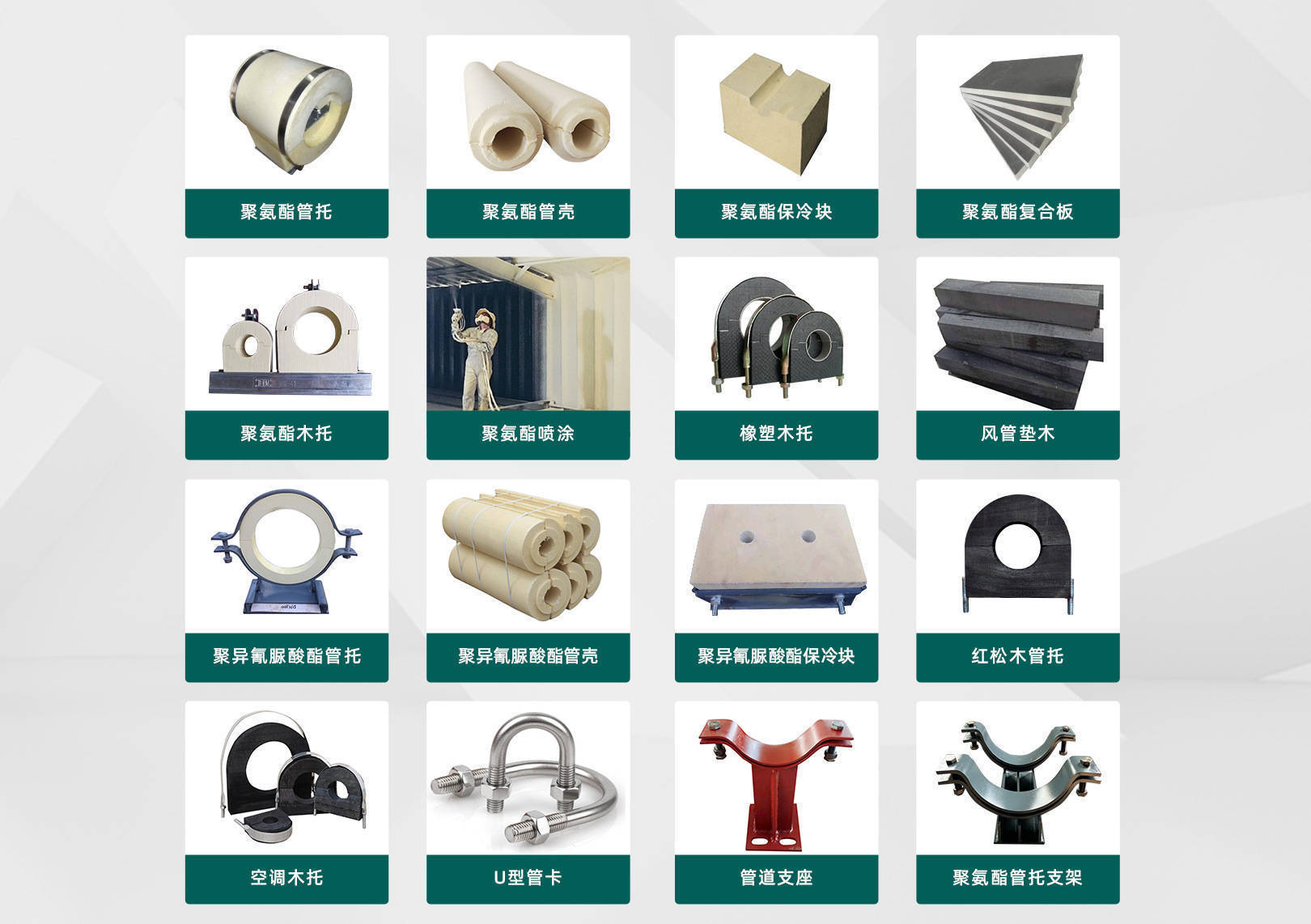 Polyurethane pipe support was named, Design Institute: it is very easy ...