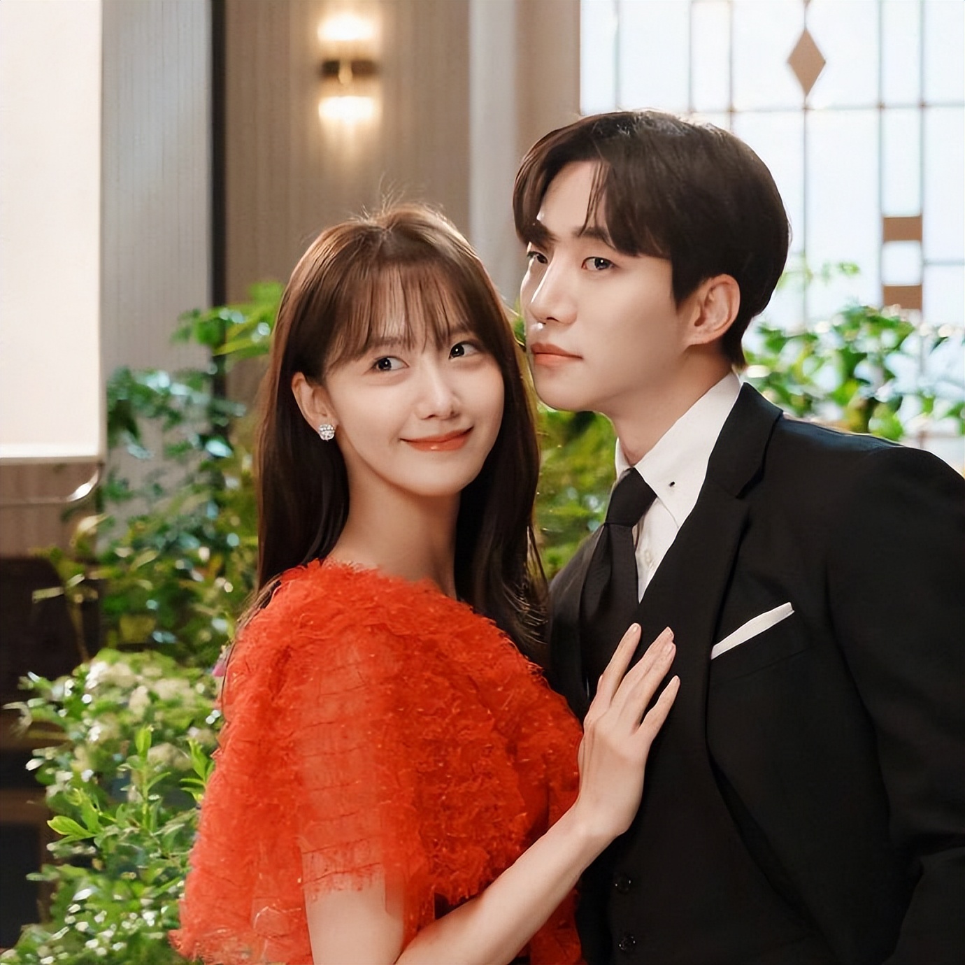 Lin Yuner and Li Junhao starred in the premiere of Korean dramas, and ...