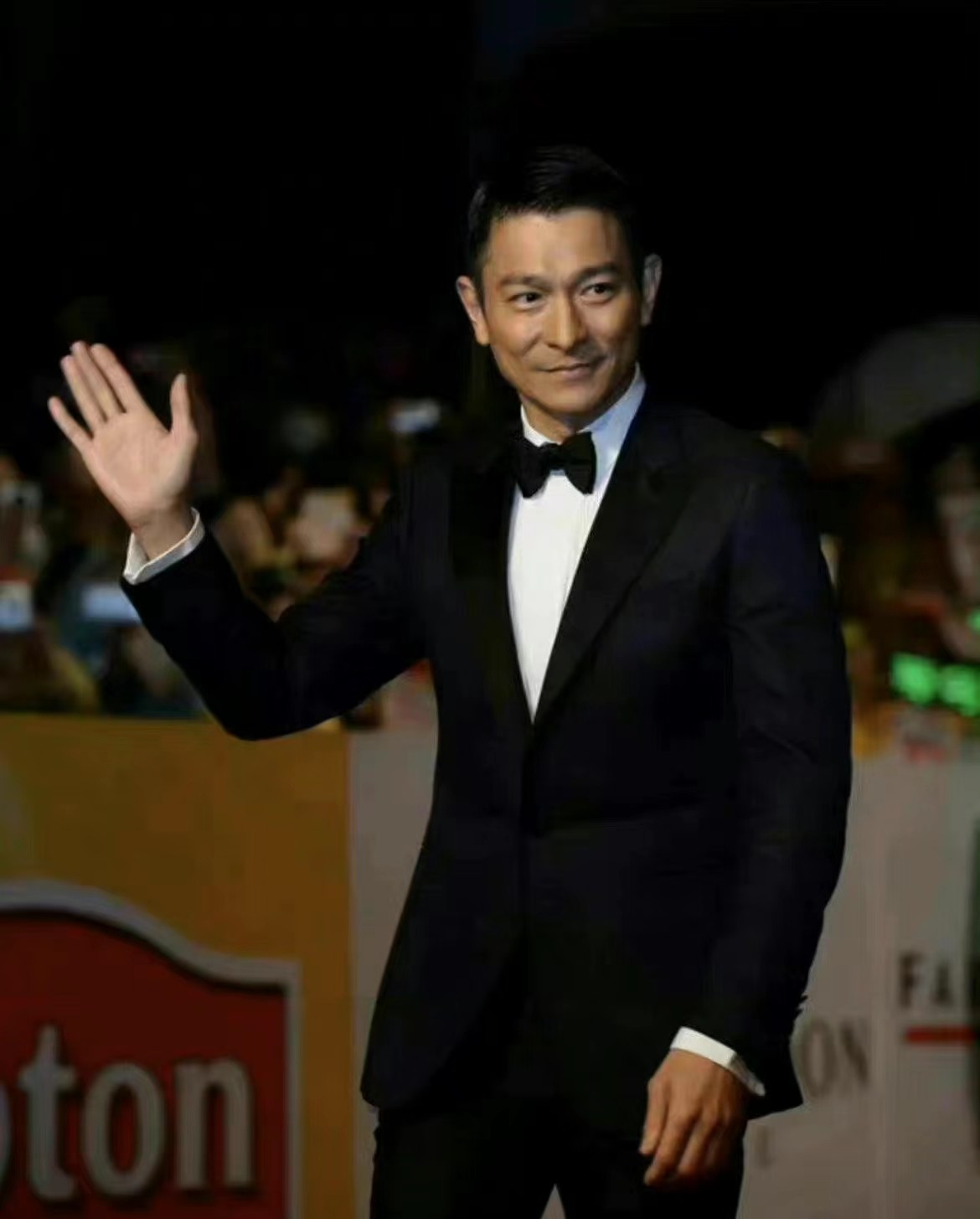 Andy Lau celebrates his 61st birthday!The hair is black and shiny and ...