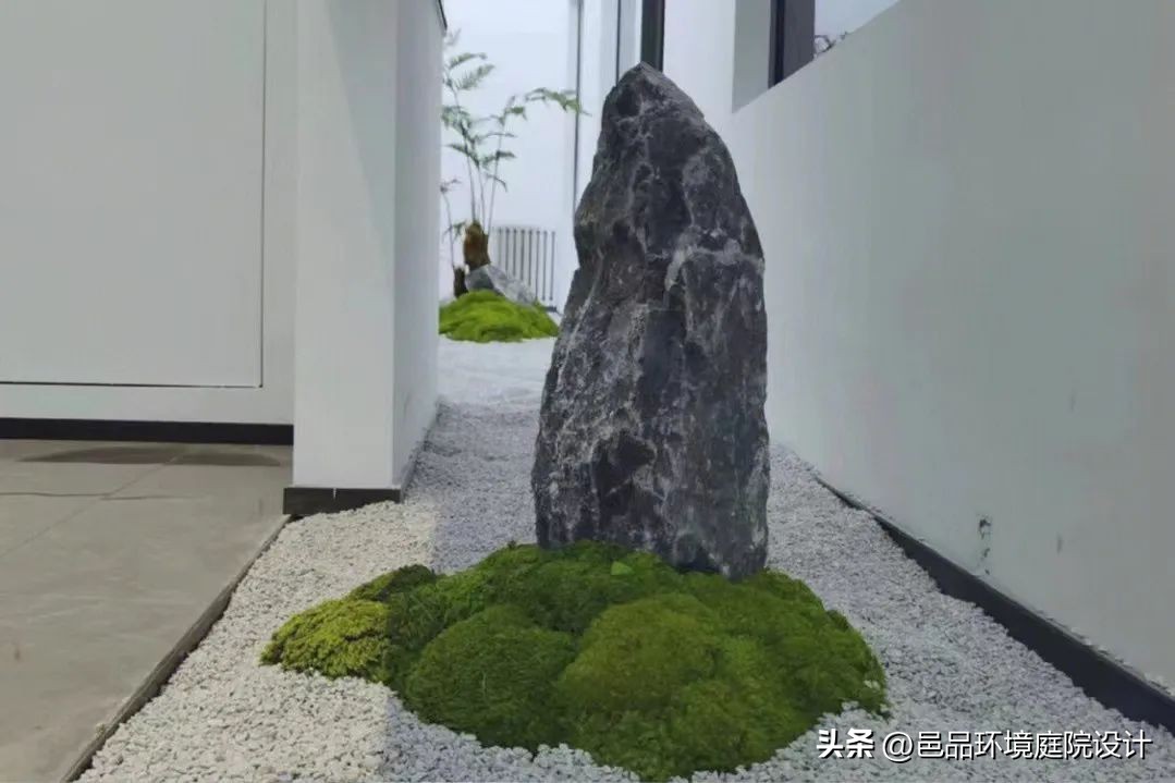 Japanese-style dry landscape indoor landscape, elegant and quiet, Zen ...