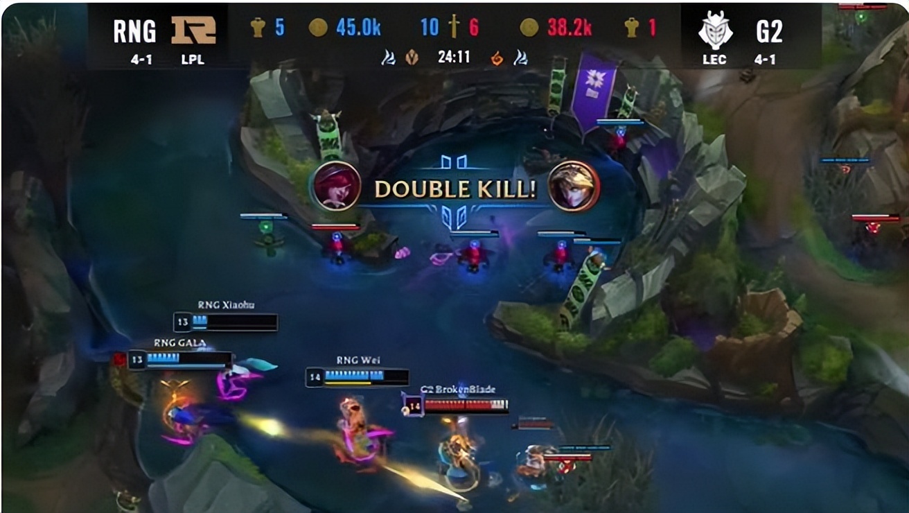 RNG easily operated Revenge G2, topped the MSI standings, and Gala Xia took over the game - iNEWS