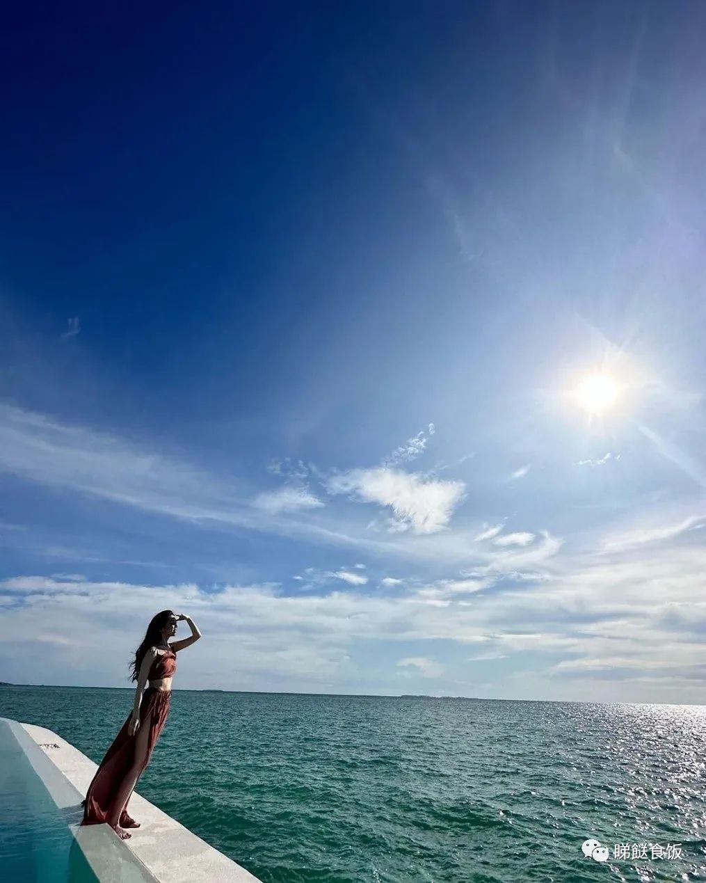 GEM Deng Ziqi in Maldives is accused of being too thin and showing a ...